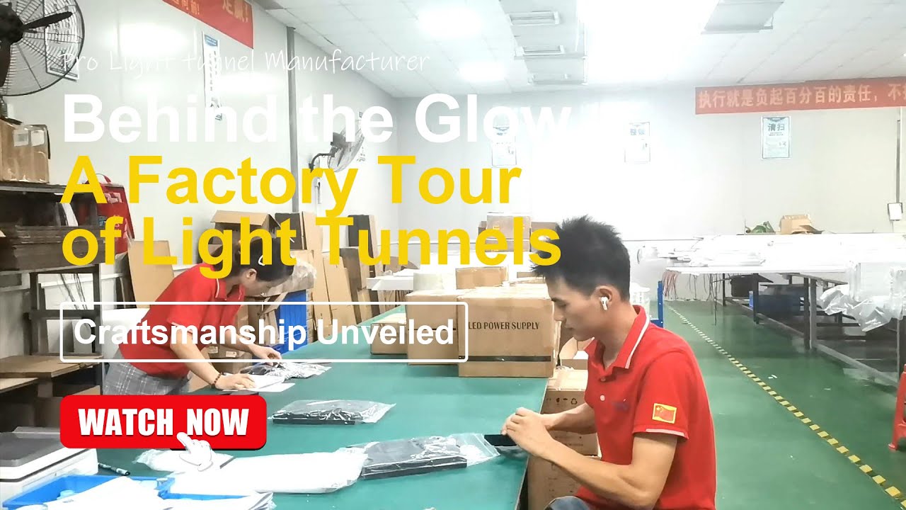 Exploring the Light Tunnels factory - YouTube