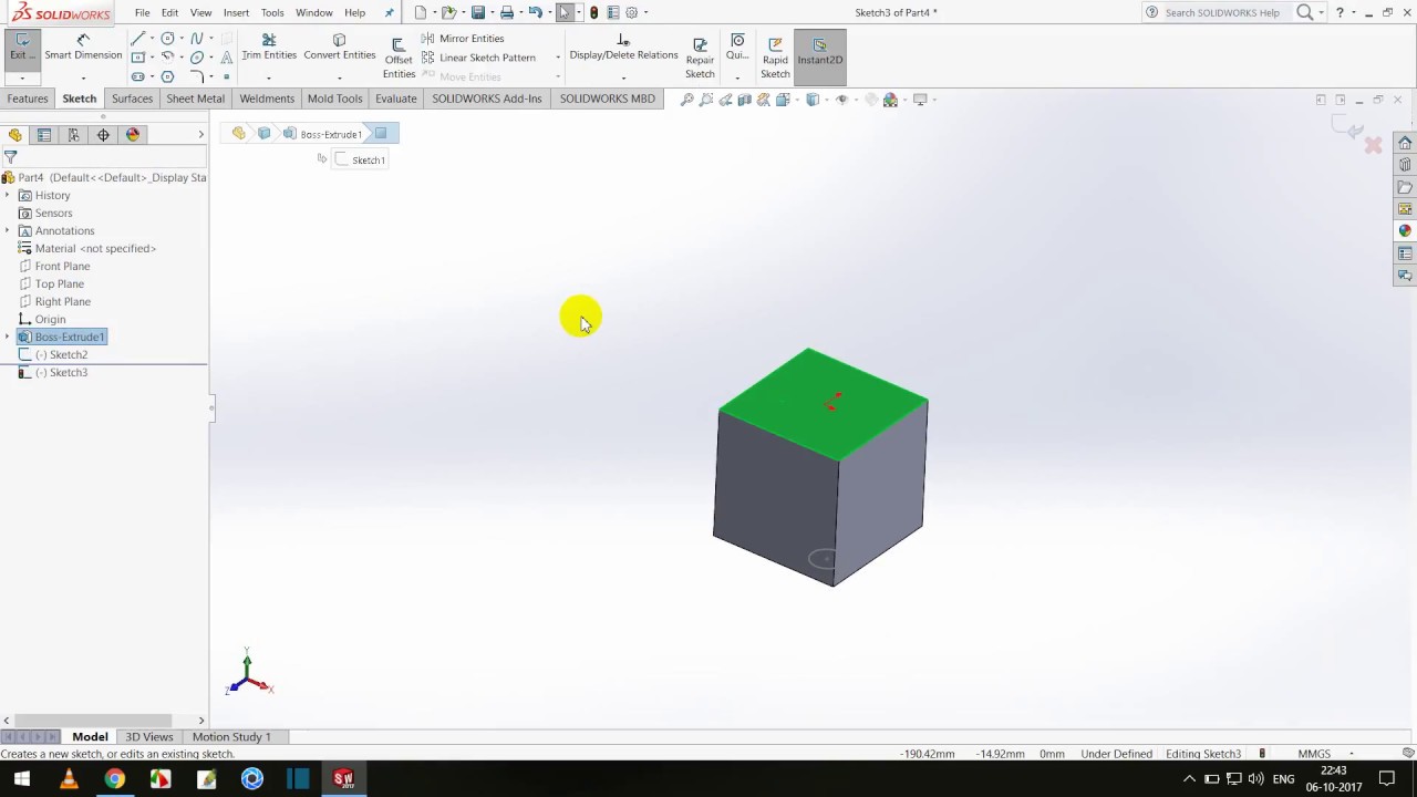 Tutorial 9 - Lofted Cut - YouTube