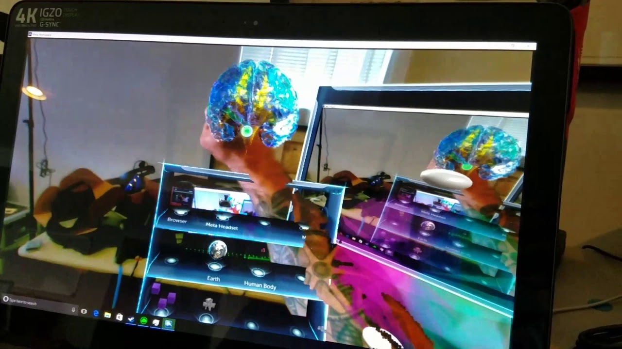 Meta 2 WorkSpace Demo - YouTube