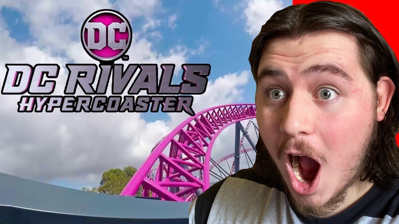 DC Rivals Roller Coaster POV! - YouTube