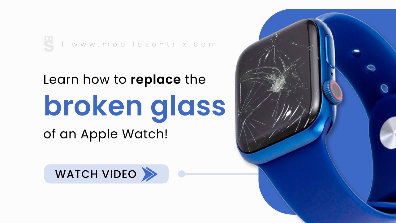 Apple Watch Series 6 44mm Glass Replacement - YouTube