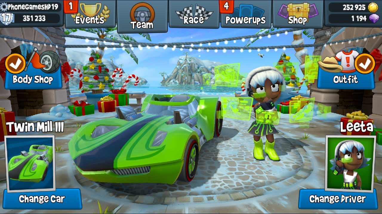 Leeta Driver Easy to pick challenge point | Beach Buggy Racing 2 - YouTube