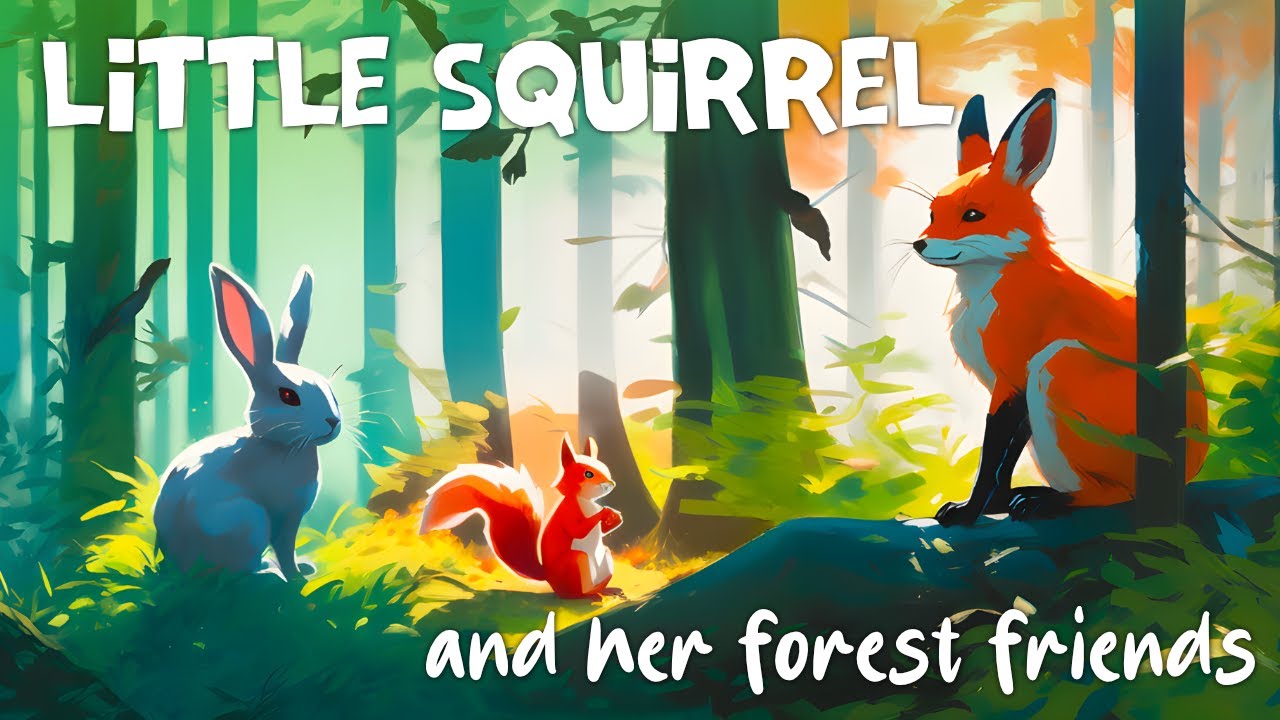 Little squirrel and her forest friends 🌿 Stories for kids read aloud ...