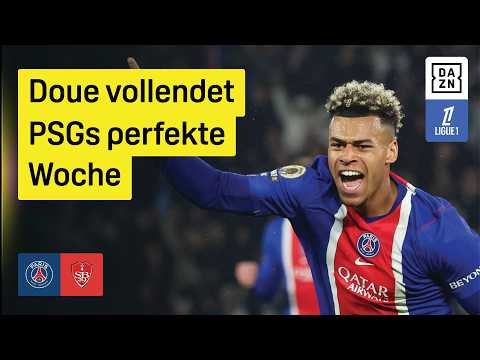 Doue treffsicher: Paris Saint-Germain - Stade Brest | 33. Spieltag | Ligue 1 | DAZN Highlights