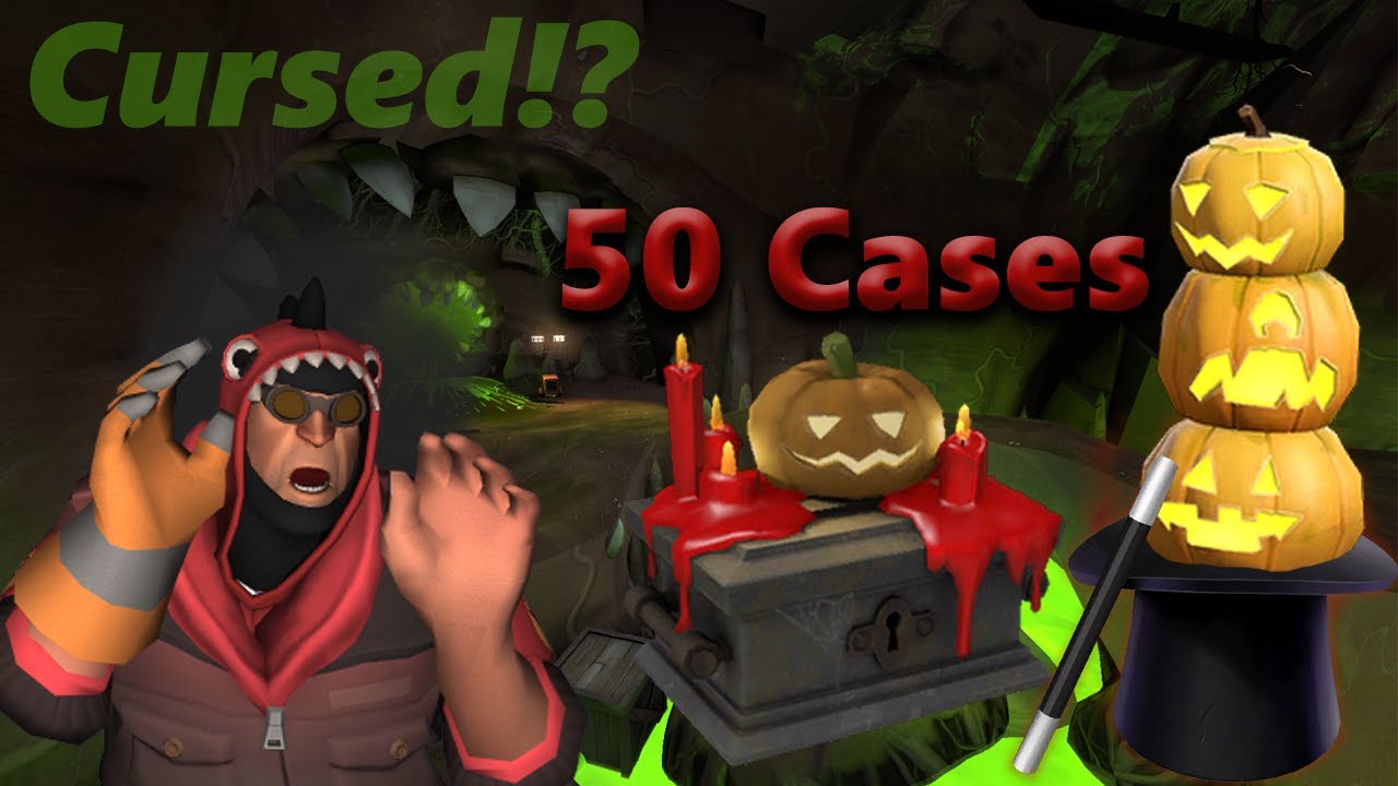 TF2 Unboxing: 50 Crimson Cache Cases! Unusualifier Cursed!? - YouTube