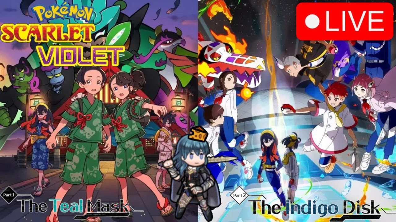 Pokémon Violet DLC Teal Mask & Indigo Disk Live Stream Playthrough Part ...