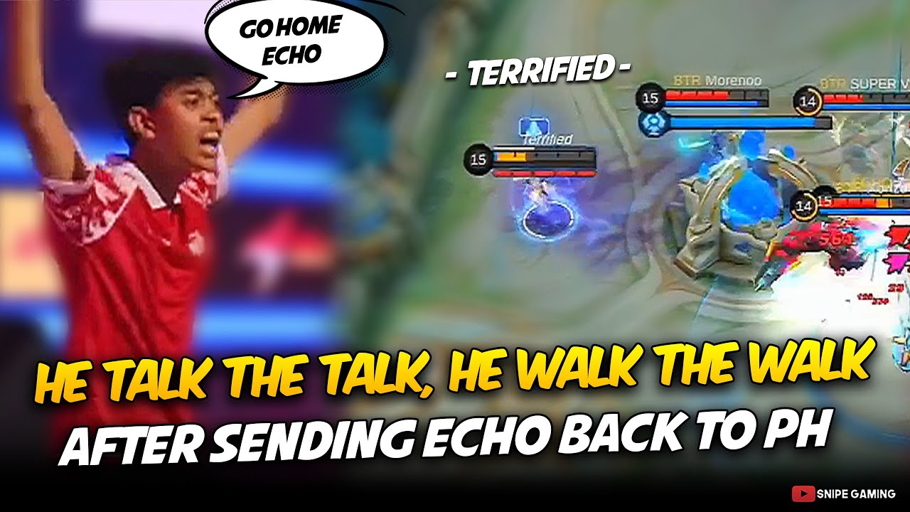 BTR MORENO SHOUTING AFTER SENDING ECHO BACK to PH . . . 😮 - YouTube
