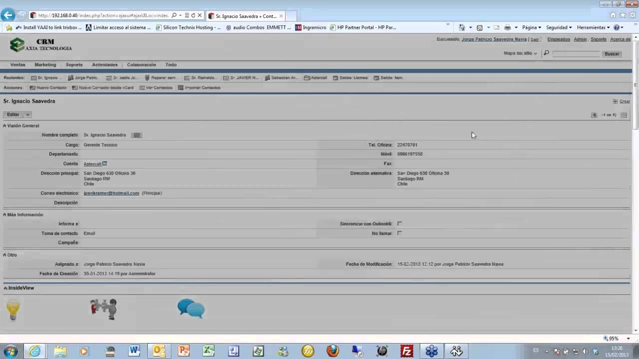 Integrando SugarCRM con un Call Center Asterisk - YouTube