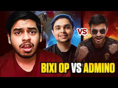 WORLD's RANK 1 M416 + 4x SPRAY PLAYERS BIXI OP VS ADMINO GAMING?? WHO IS BETTER IN PUBG MOBILE