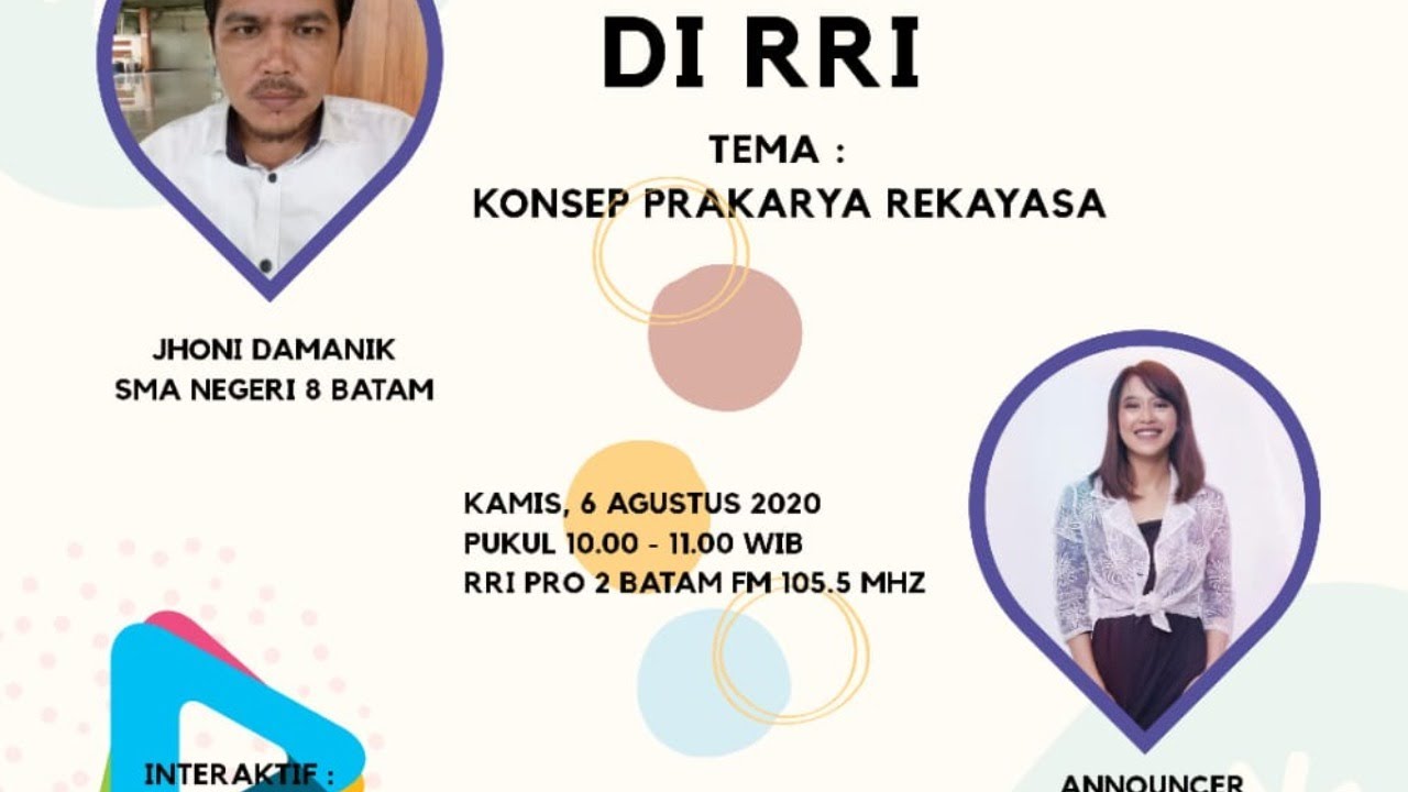 BELAJAR DI RRI, PRO 2 RRI BATAM - YouTube