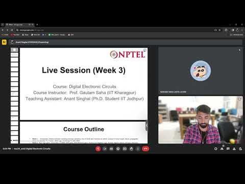 noc24_ee52 - Digital Electronic Circuits - NPTEL - Live Session - Week 3 - YouTube