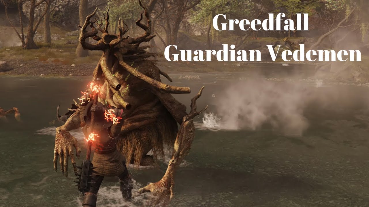 [Greedfall] Guardian Vedemen Two Handed Heavy Boss Fight - YouTube