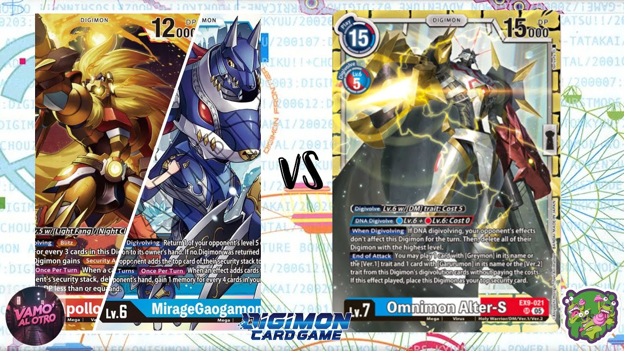 DIGIMON TCG: Local match Galaxy (Red/Blue) vs Omnimon Alter-S (Blue/Red ...