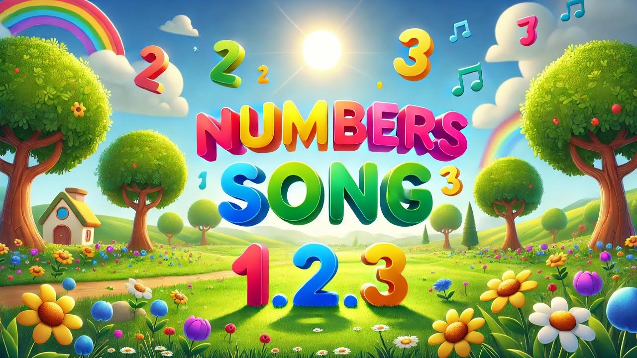 Numbers Song 1 to 10 | 123 Let's Count with Me | Fun 3D Animation for ...
