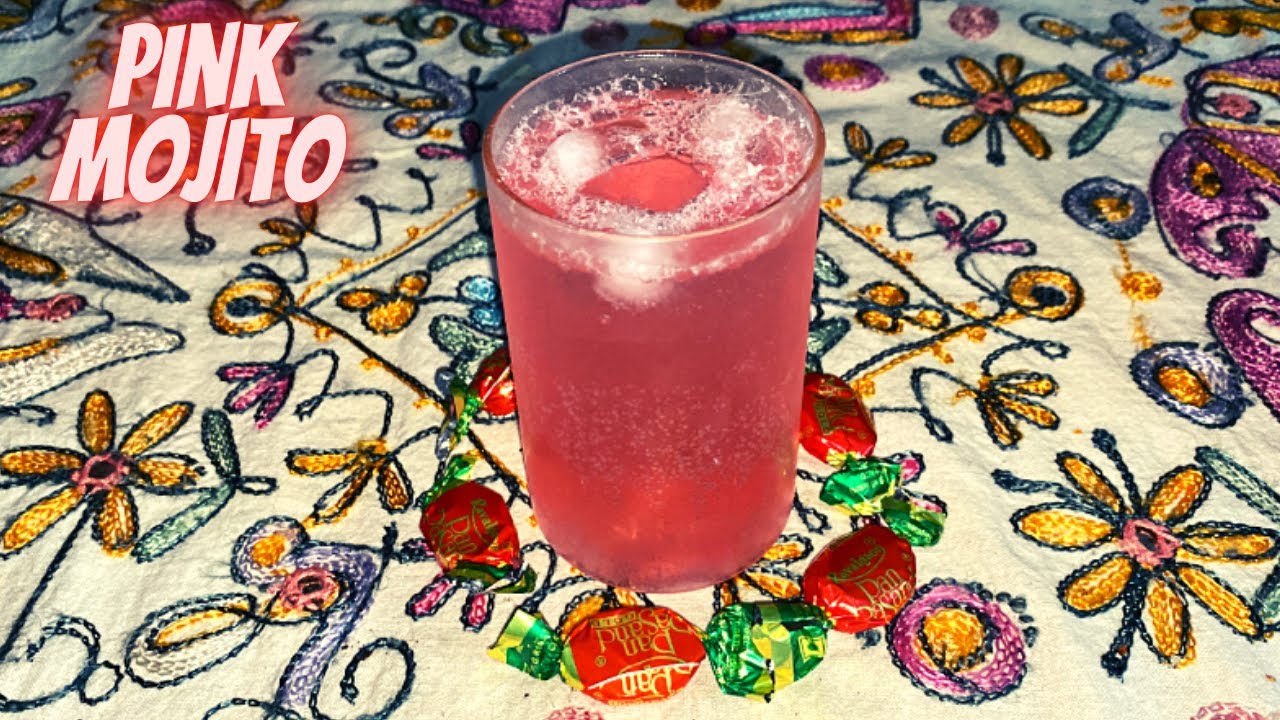 Pink Mojito Recipe Made From Pan Pasand Toffee - YouTube