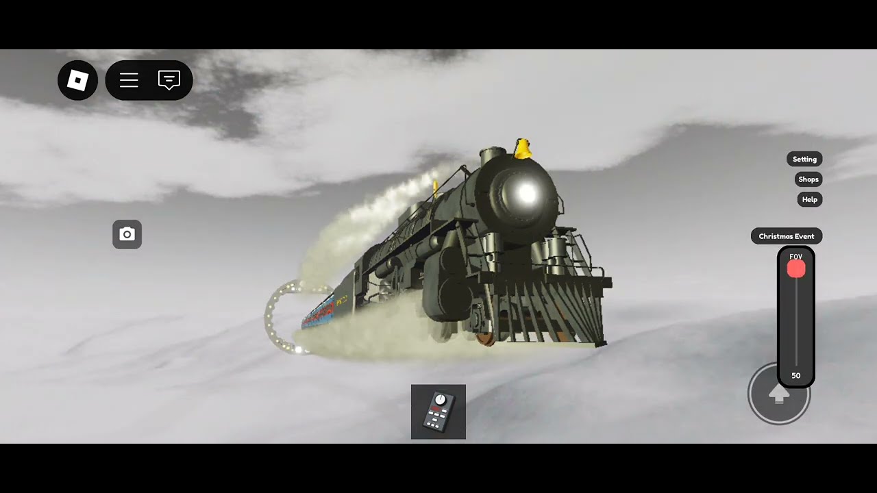 The Polar Express Flying on The Galaxy Railways - YouTube