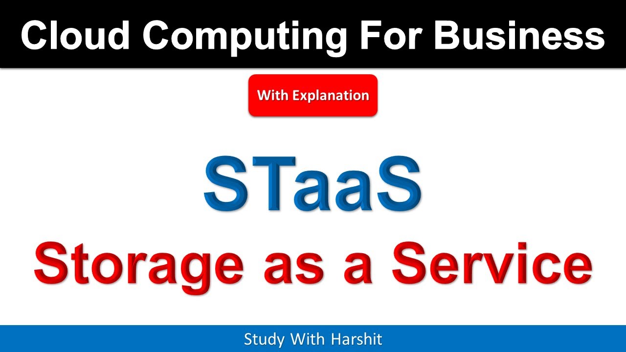 Storage as a Service (STaaS) | MBA - YouTube