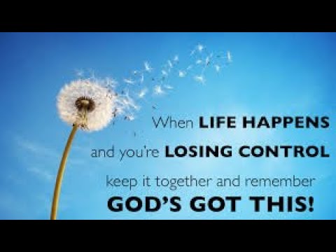 Overcoming Our Fear of Losing Control of Life - YouTube