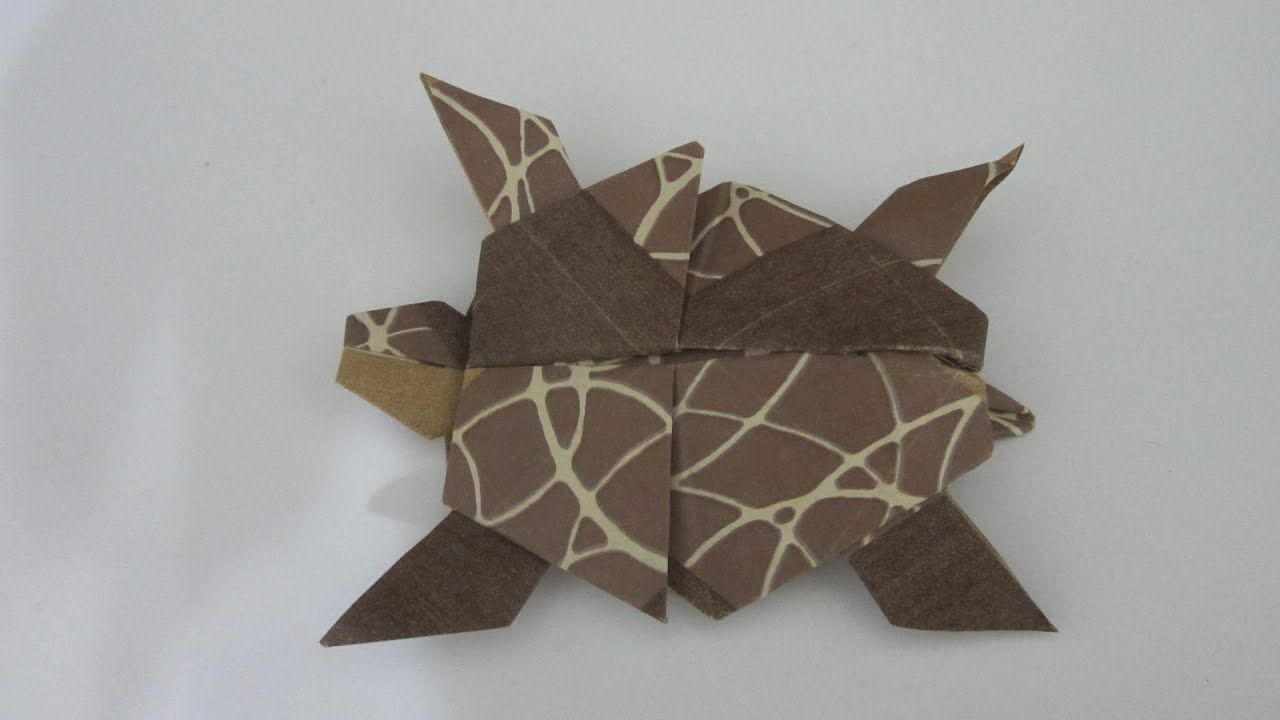 TUTORIAL : HOW TO MAKE A ORIGAMI TURTLE (Creator: Steven Casey) - YouTube