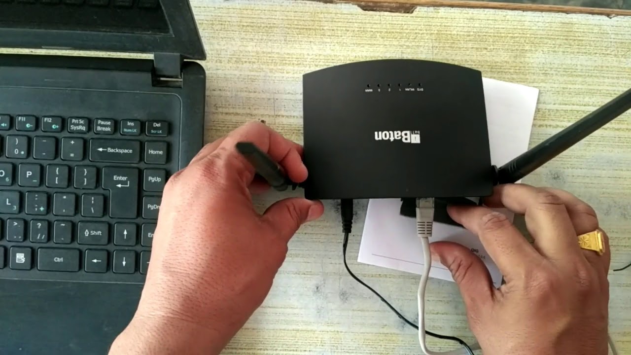 How To Connect Online Net/Active Plus Dvr with iball router & Airtel ...