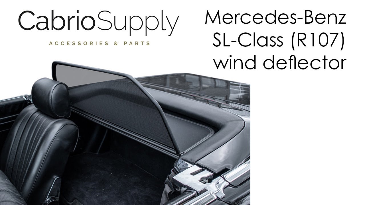 WIND DEFLECTOR MERCEDES-BENZ SL-CLASS R107 (1971 - 1989) - INSTALLATION ...