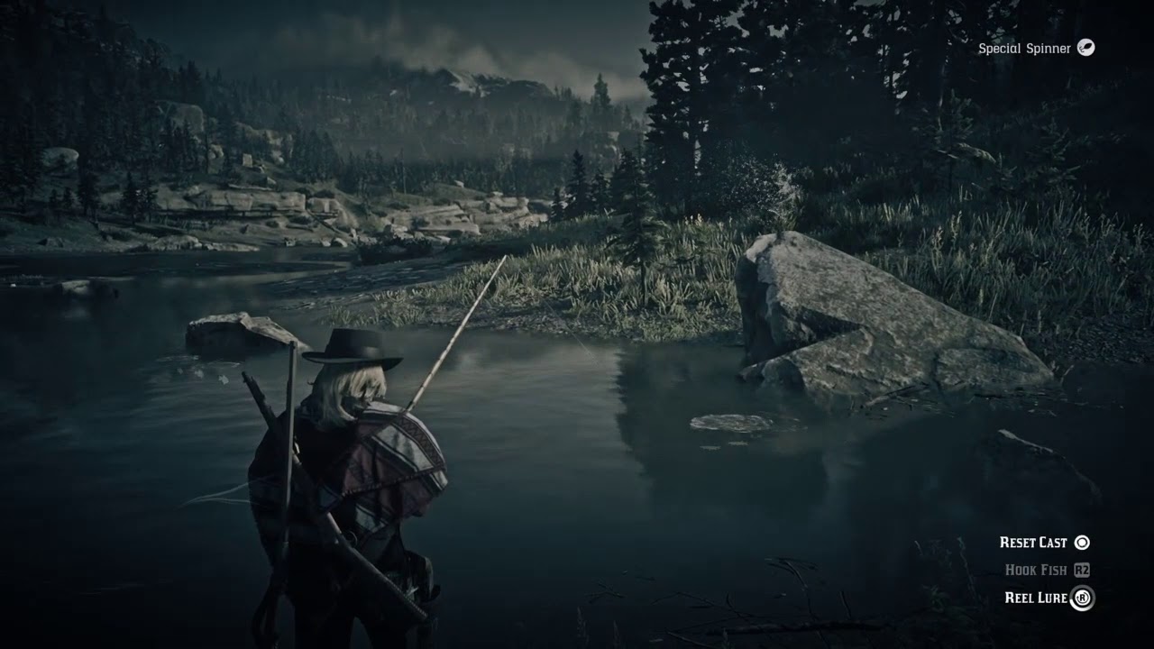 RDR2 Online - 5 Types of fish caught location for Daily Challenge - YouTube