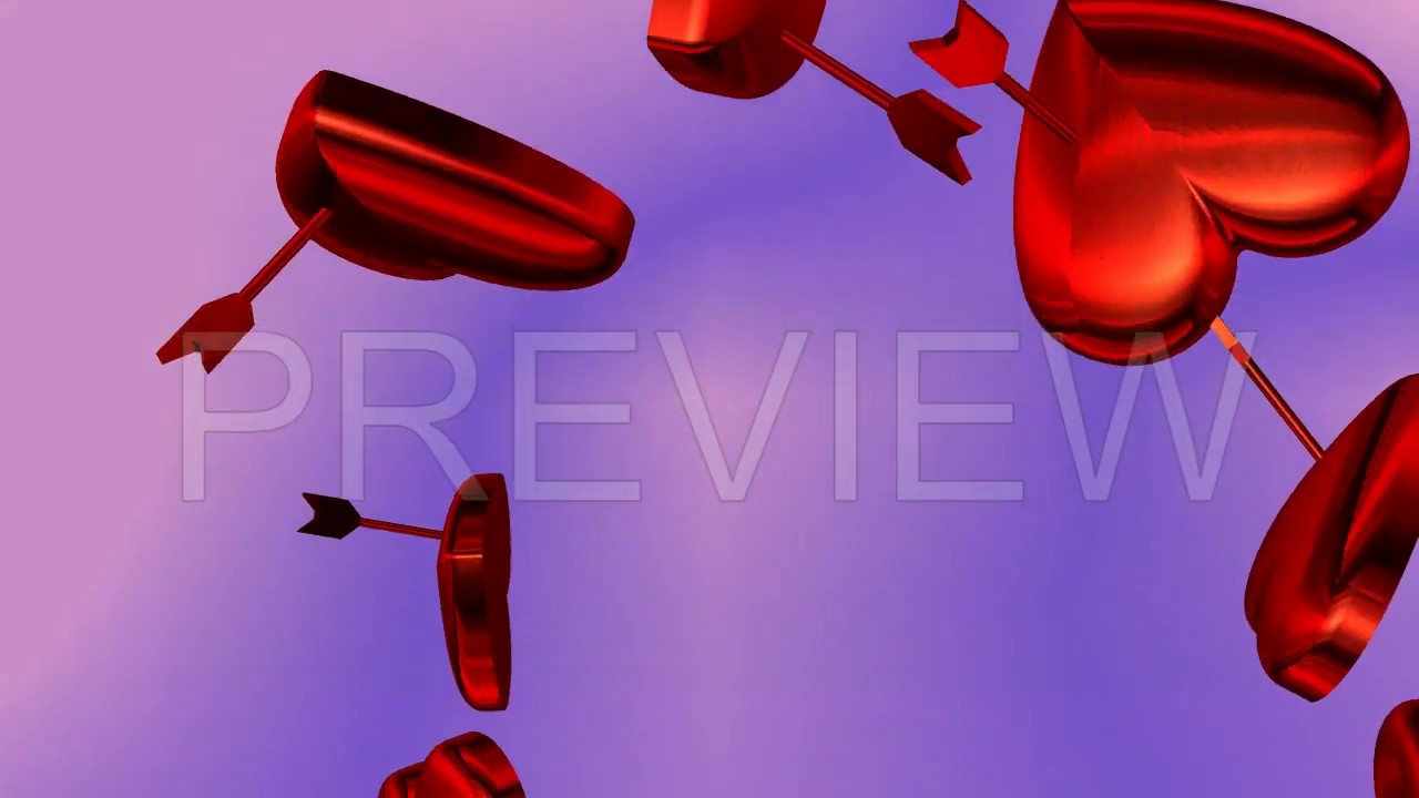 Falling 3D Hearts Animation Motion Background 1 (5) - YouTube