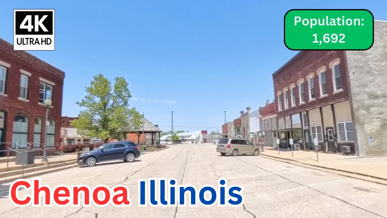 Driving Through Chenoa, Illinois in 4K 🚗 | Small Town Tour at the ...