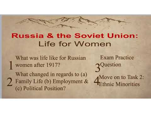 Life for Women in Stalin’s Soviet Union - YouTube
