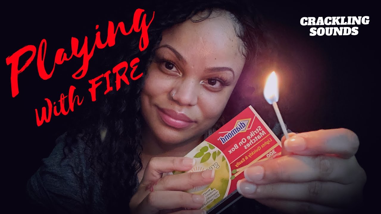 ASMR | Playing With Fire | Striking Wood Matches | INTENSE hypnotic ...