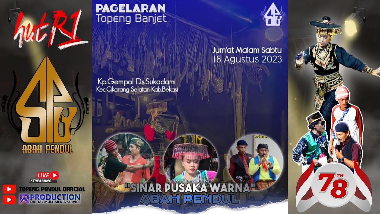🔴 LIVE TOPENG ABAH PENDUL I SINAR PUSAKA WARNA I RA PRODUCTION 18 ...