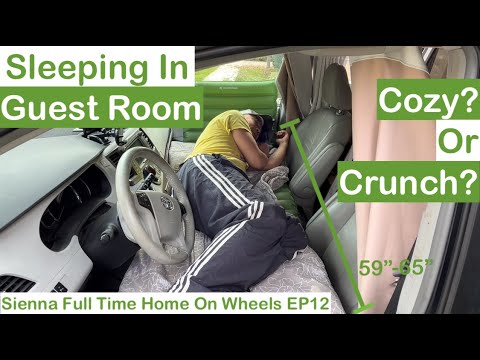 Guest Room Allows Sleeping For 2. DIY Minivan Camper. Sienna Full Time ...