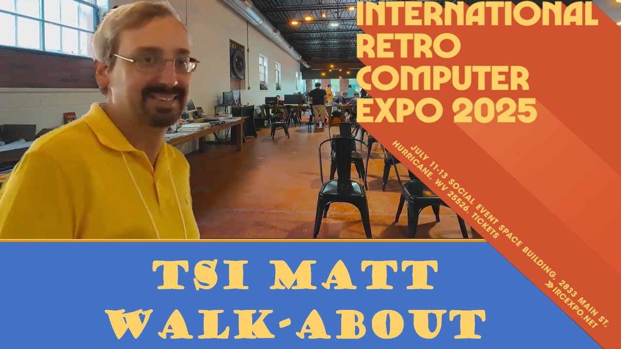 International Retro Computer Expo aka Boatfest 2025 TSI Matt Walkabout ...