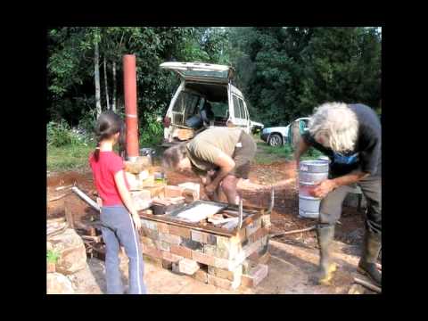 7) Building a small BioChar kiln - BodgersHovel.com - YouTube