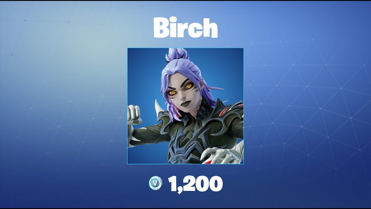 Birch | Fortnite Outfit/Skin - YouTube