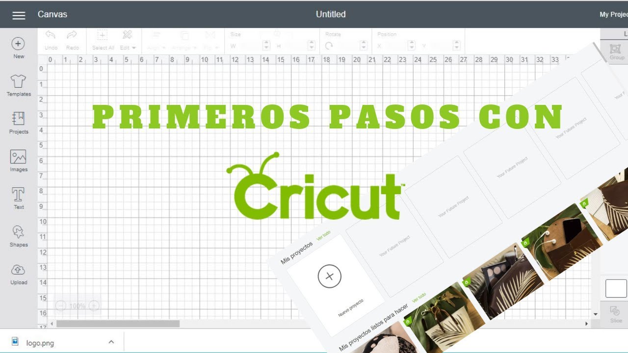 Primeros pasos con CRICUT DESIGN SPACE *Subtitulado* - YouTube