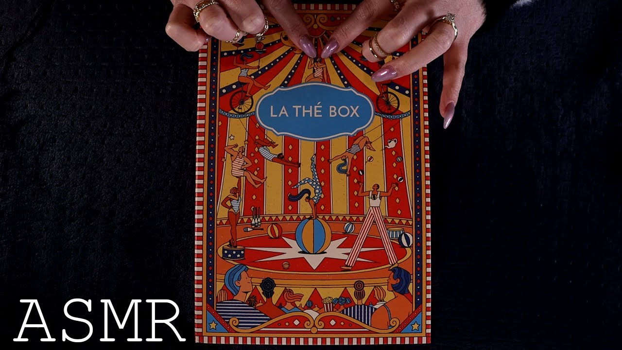 ASMR Surprise Tea Unboxing (🎧 soft spoken, crinkles, tracing, tapping) - YouTube