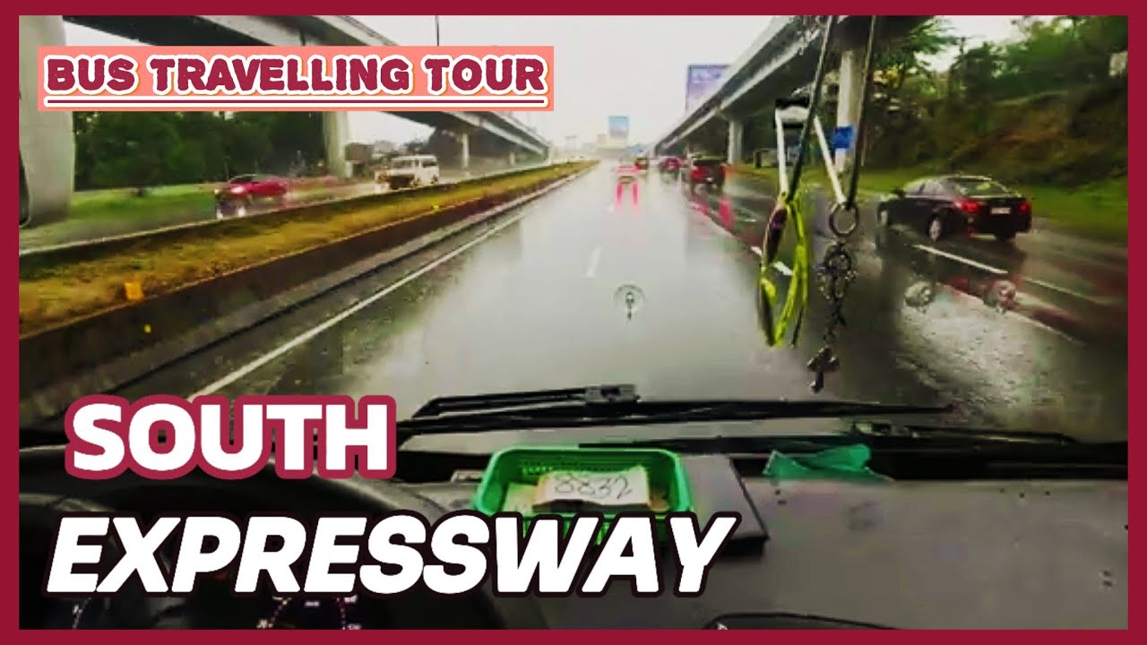TD ENTENG || BUS TRAVELING SOUTH EXPRESSWAY - YouTube