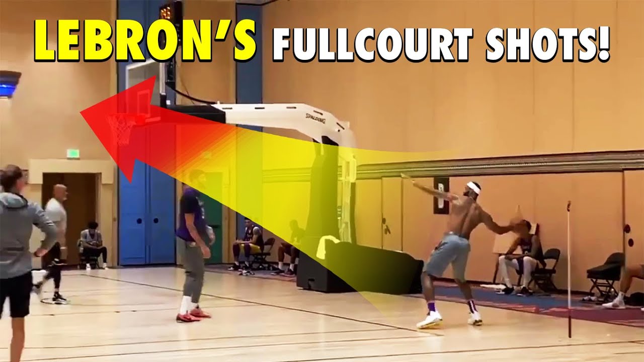 LeBron James FULL COURT SHOTS in NBA Bubble! (Disney World Orlando ...