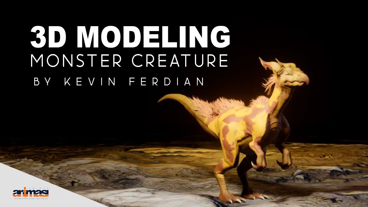 [3D Modeling] Monster Creature by Kevin Ferdian - YouTube