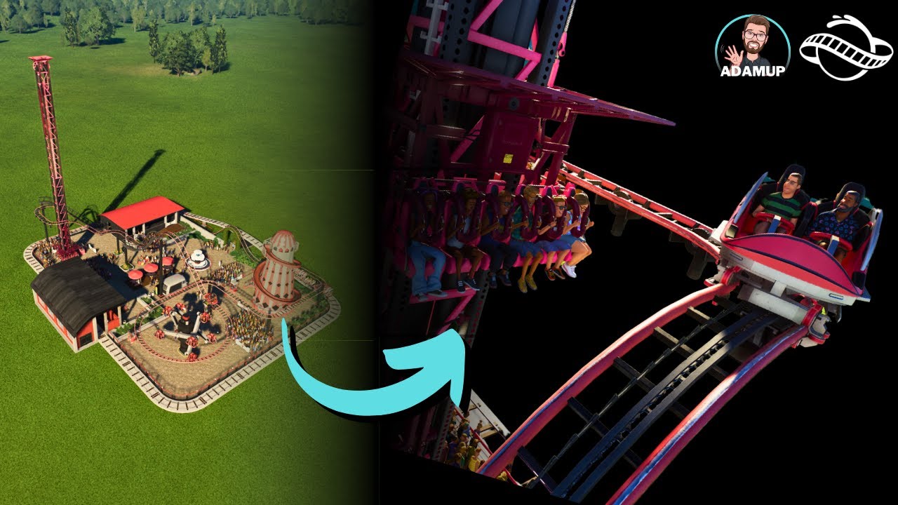 I Built The Worlds Smallest Theme Park In Planet Coaster 2 & Caused ...
