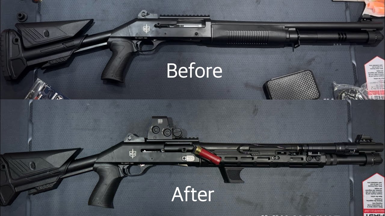 Over-Upgrading a Turknelli (MAC 1014) Benelli M4 Clone - YouTube