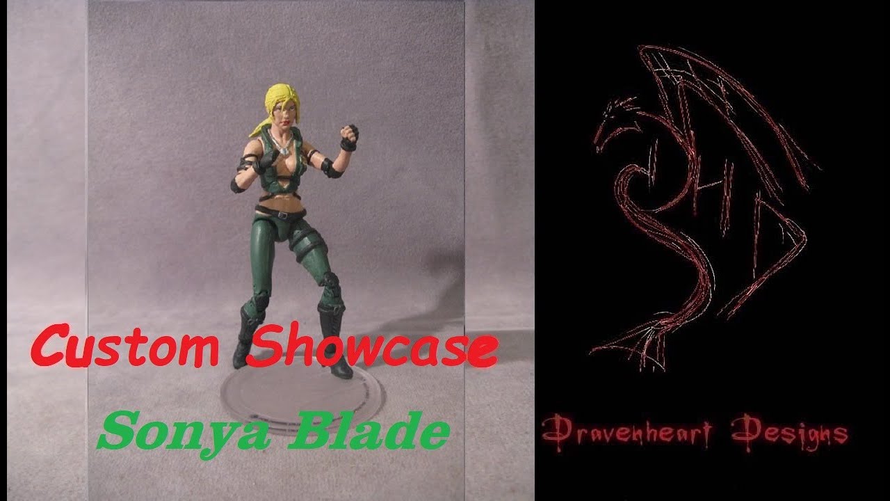 Custom Figure Showcase - MK9 Sonya Blade! - YouTube