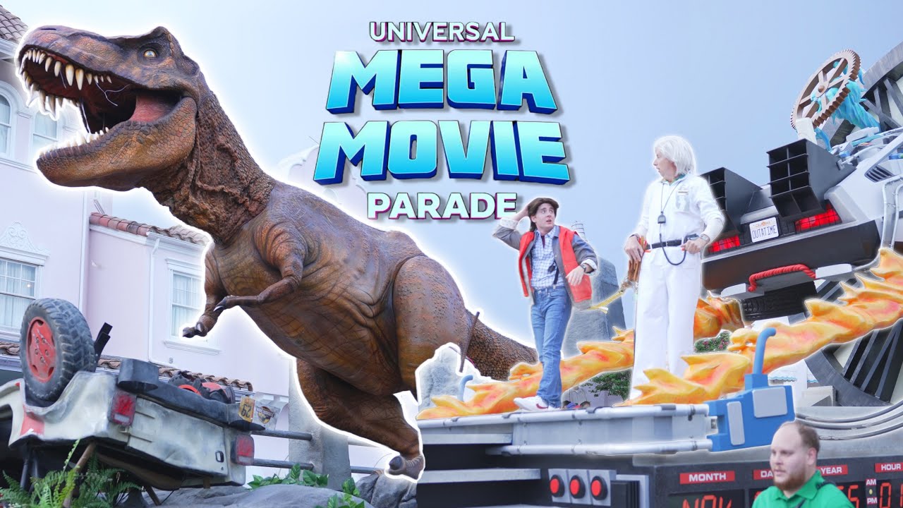 Mega Movie Parade at Universal Orlando - YouTube