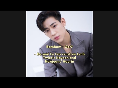 Kpop idols who have crush on another idol