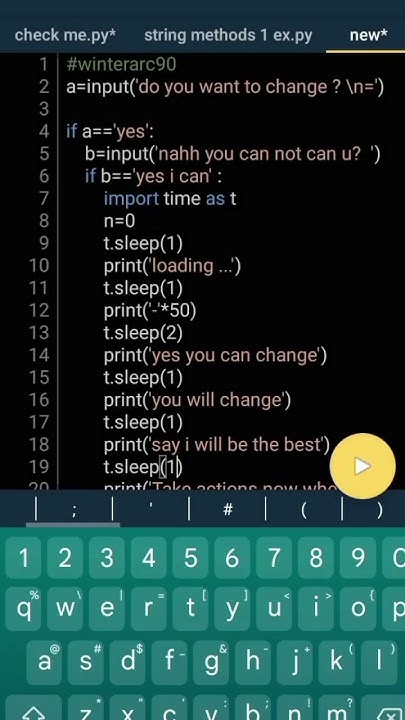 Believe in yourself just YOU #python #coding #beginners #code #coder - YouTube