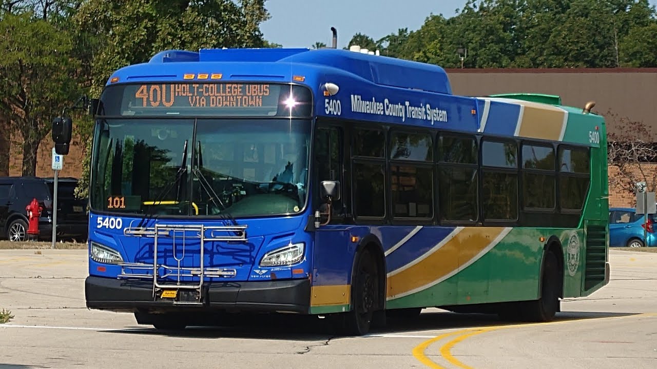 Ride On MCTS 2013 New Flyer XD40 5400 On Rt 40U Holt College UBUS to ...