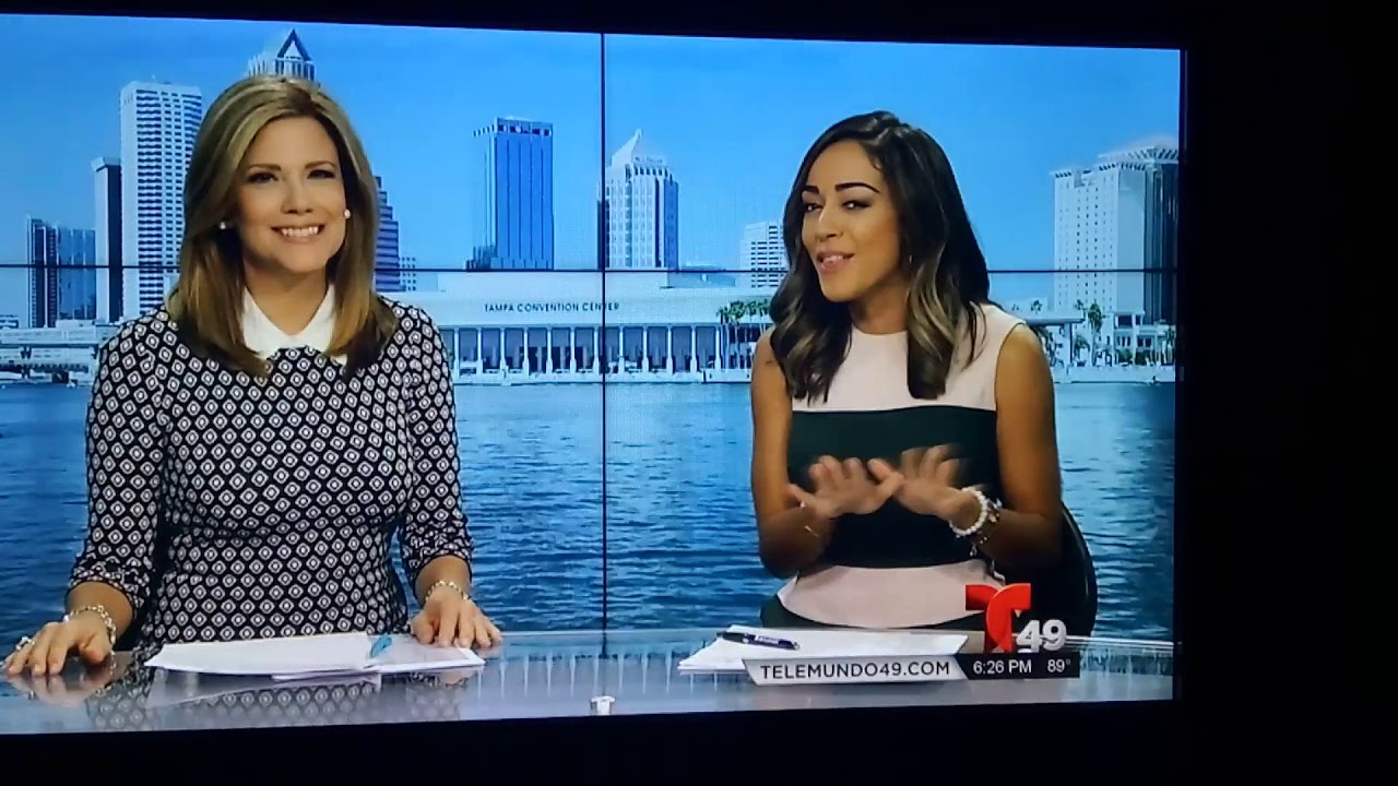 Noticiero 49 Telemundo Cristina Puig And Gisselle López - YouTube