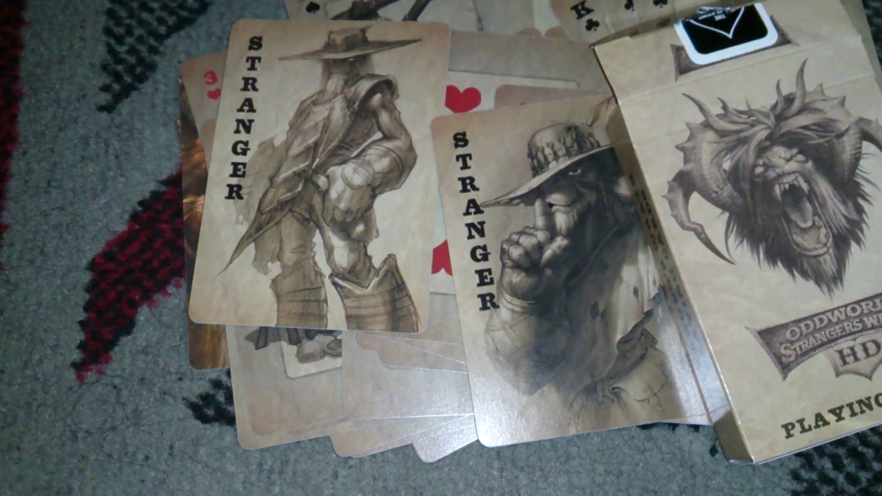 Nostalgamer Unboxing Oddworld Strangers Wrath Playing Card Deck Limited ...