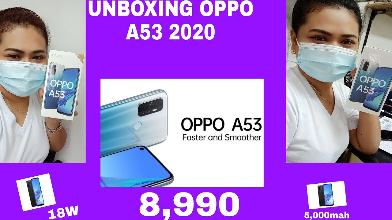 Unboxing OPPO A53 2020 - YouTube